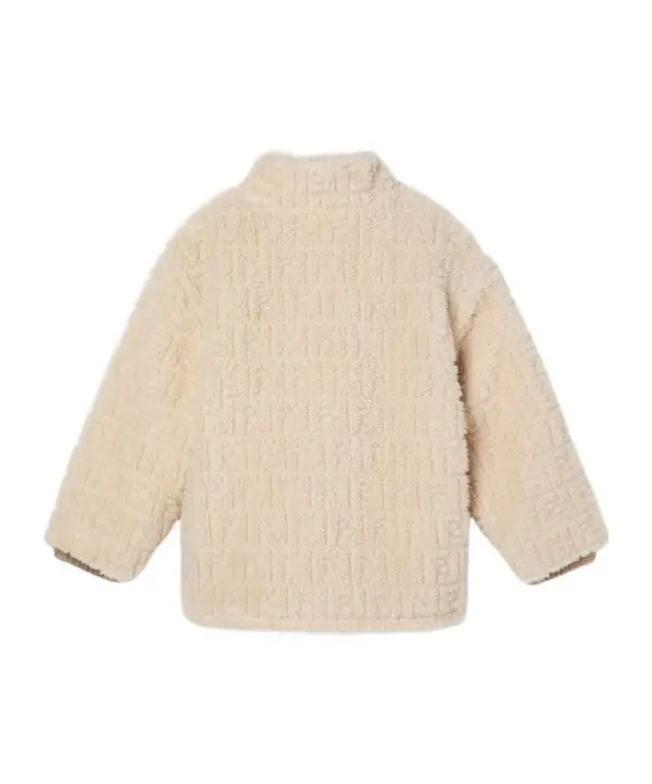 Fendi Ff Logo-jacquard Fleece Jacket