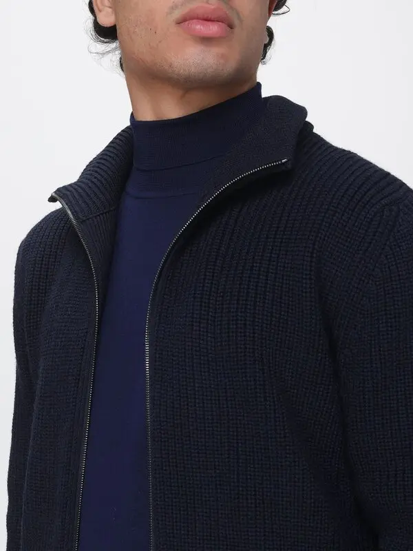 Herno Hooded Zipped Cardigan - Black