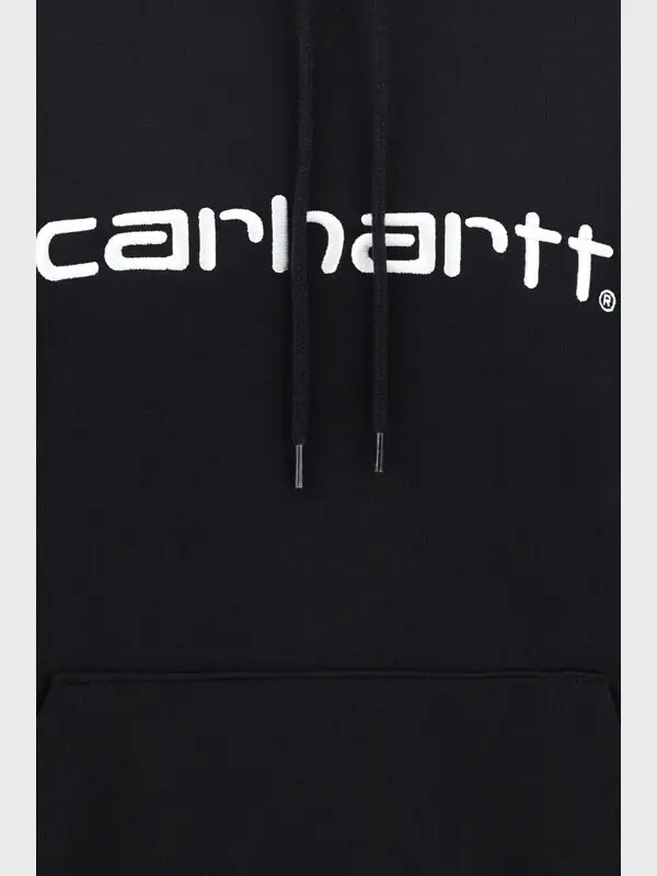 Carhartt Work In Progress Script Logo Kangaroo Hoodie