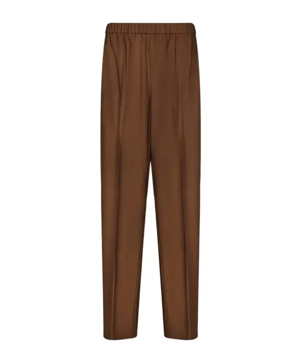 Fabiana Filippi Elasticated-waist Pressed-crease Trousers
