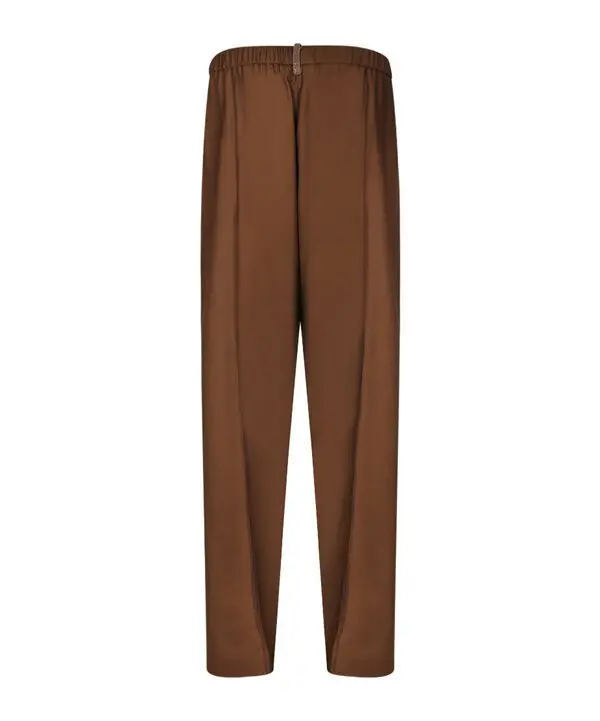 Fabiana Filippi Elasticated-waist Pressed-crease Trousers