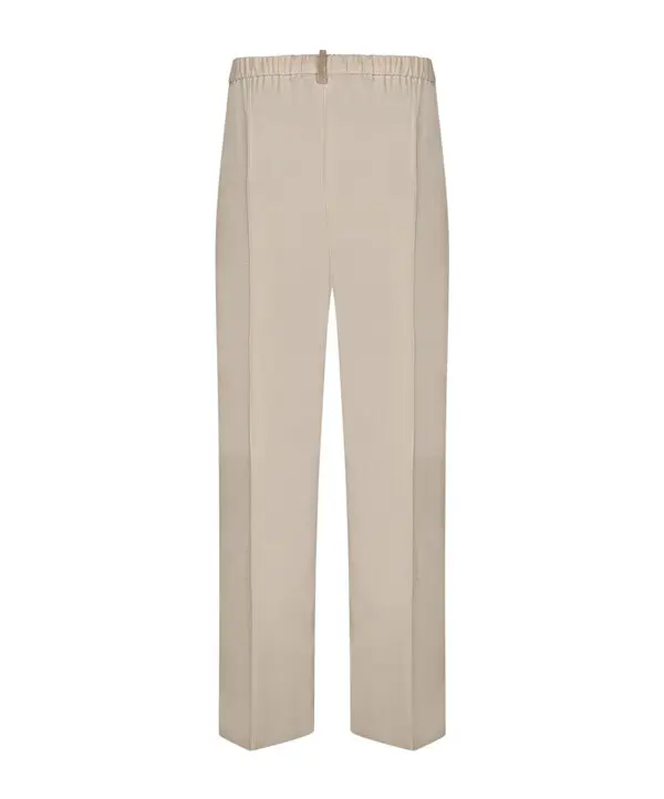 Fabiana Filippi Elastic Waist Creased Trousers