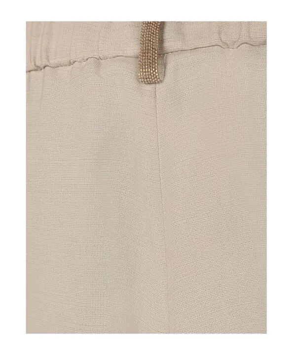 Fabiana Filippi Elastic Waist Creased Trousers