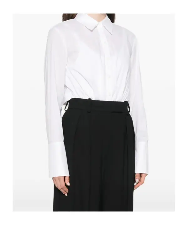 Patrizia Pepe Poplin Bodysuit Shirt