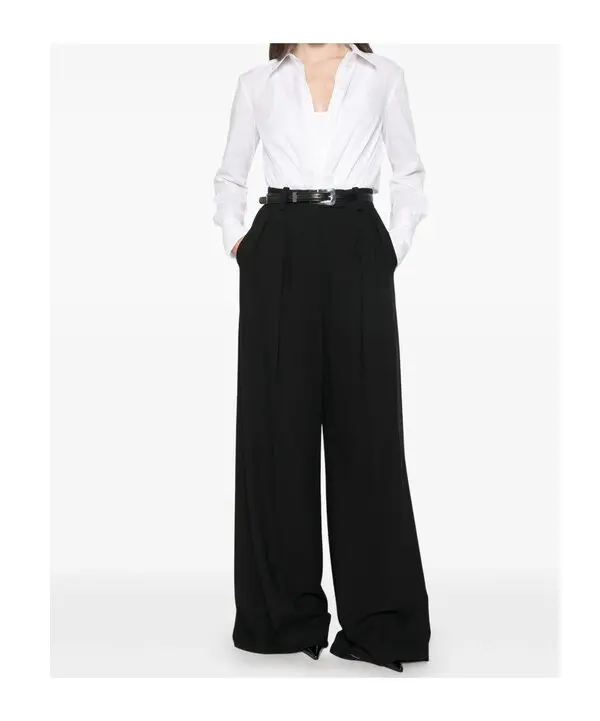 Patrizia Pepe Poplin Bodysuit Shirt