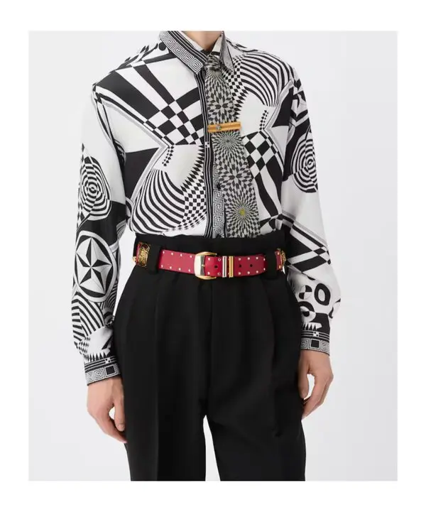 Versace Pattern-printed Long-sleeved Shirt