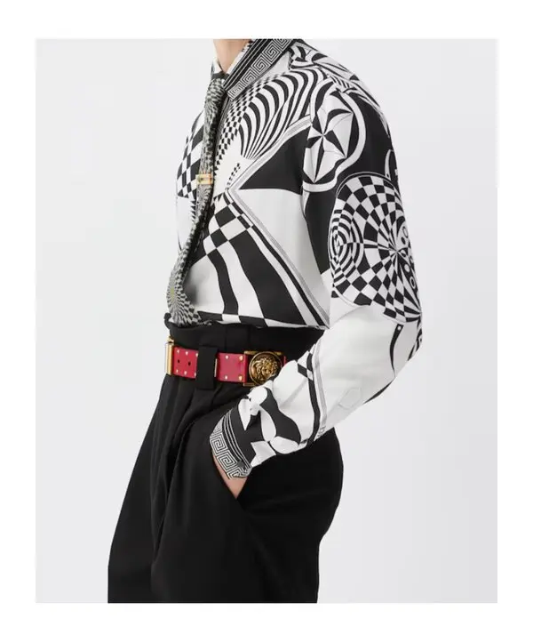 Versace Pattern-printed Long-sleeved Shirt
