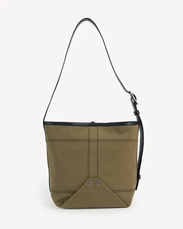 Kenzo Utility' Reversible Bucket Bag In Canvas And Leather