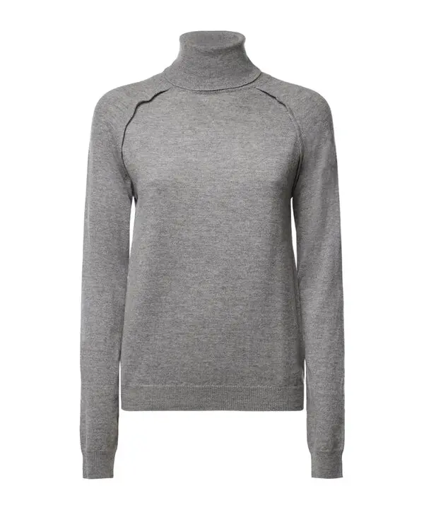 DONDUP Logo Plaque Roll-neck Jumper