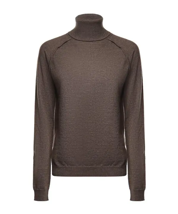 DONDUP Logo Plaque Roll-neck Jumper