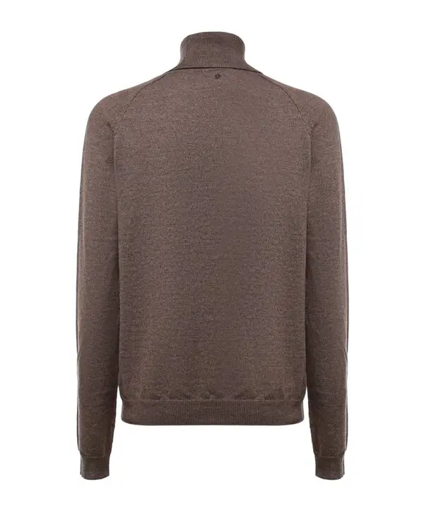 DONDUP Logo Plaque Roll-neck Jumper