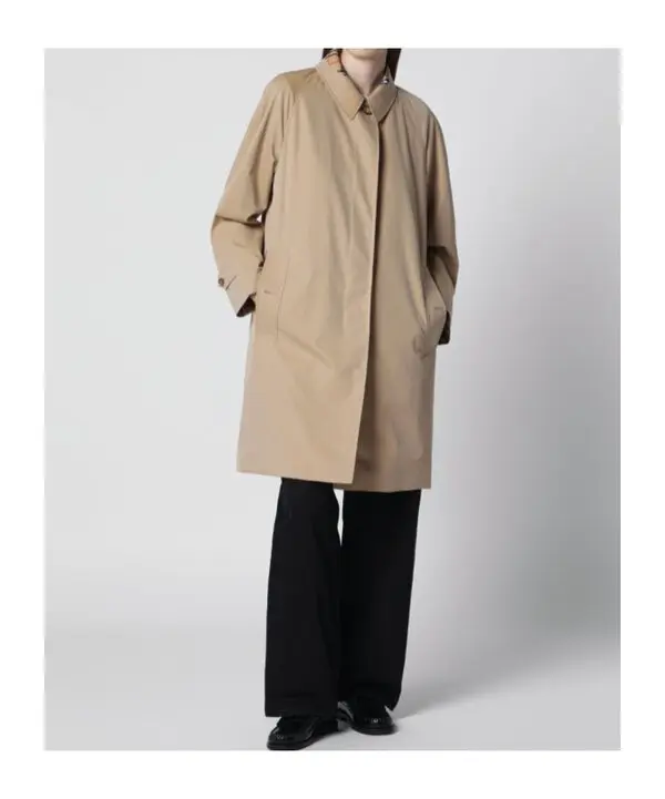 Burberry Concealed-front-fastening Trench Coat