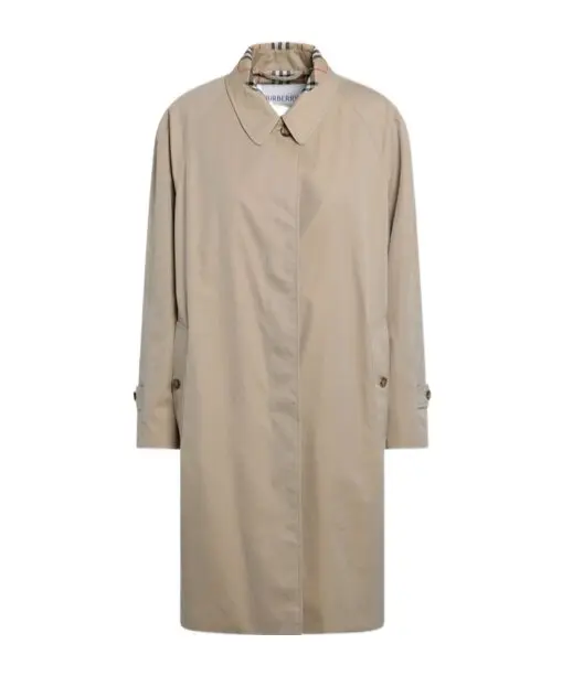 Burberry Concealed-front-fastening Trench Coat - Beige