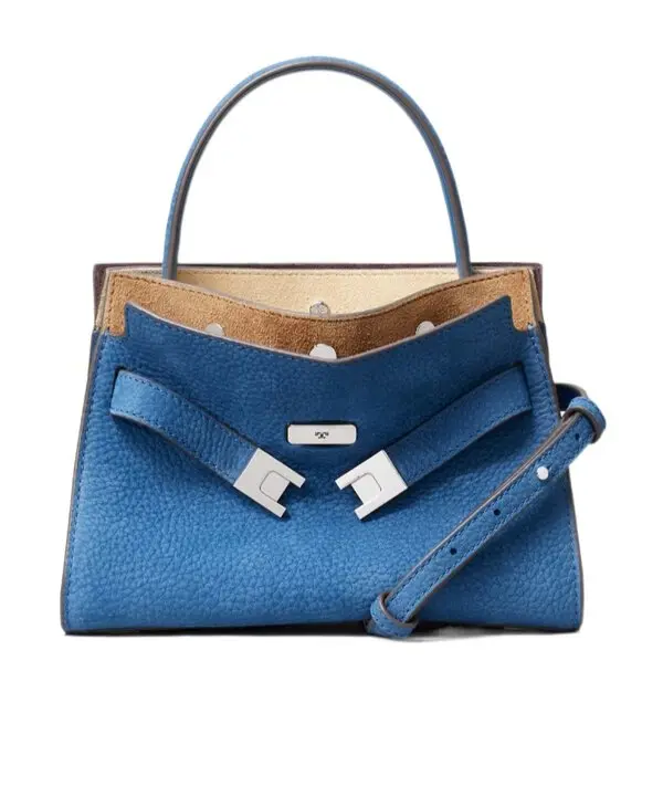 Tory Burch Lee Radziwill Tote Bag - Bright Blue