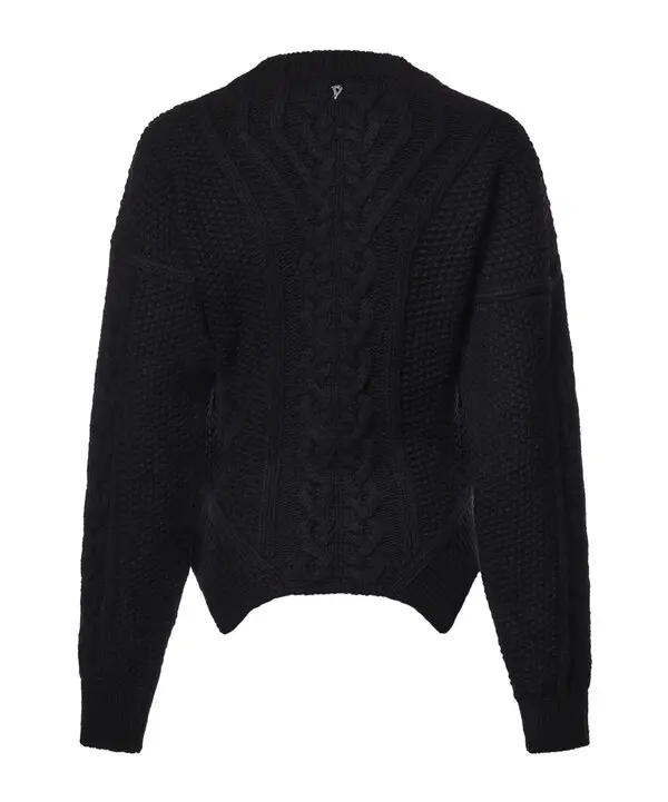 DONDUP Cable-knit Wool Sweater
