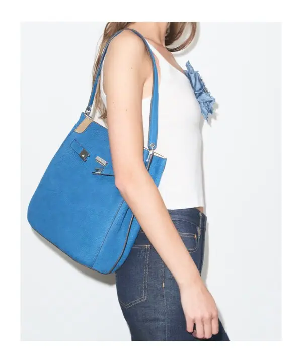 Tory Burch Lee Radziwill Nubuck Bucket Bag