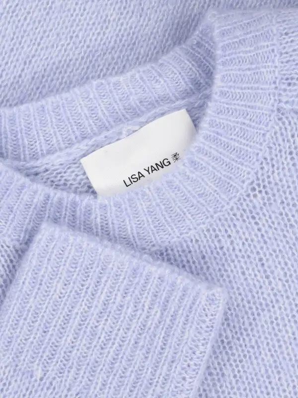 LISA YANG Solene Ribbed-knit Crewneck Jumper
