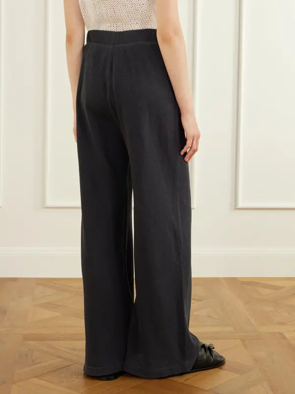 JAMES PERSE Cotton Wide-leg Track Pants - No