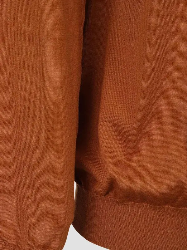 Herno Button-up Fine Knit Sweater - Brown