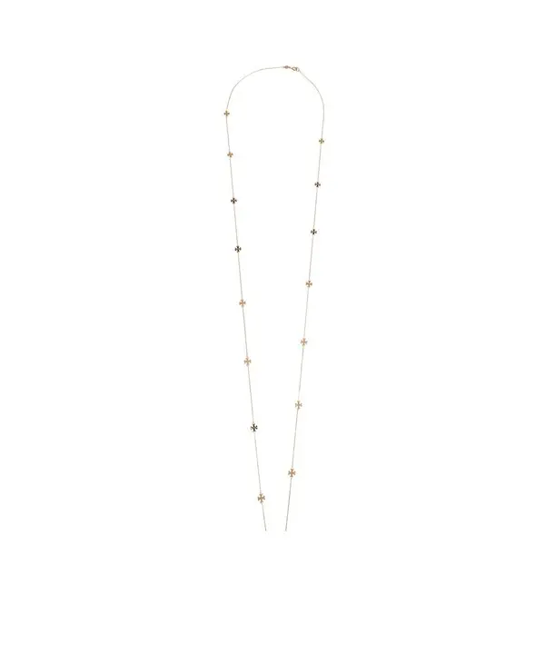 Tory Burch Signature Logo Pendant Necklace - Gold