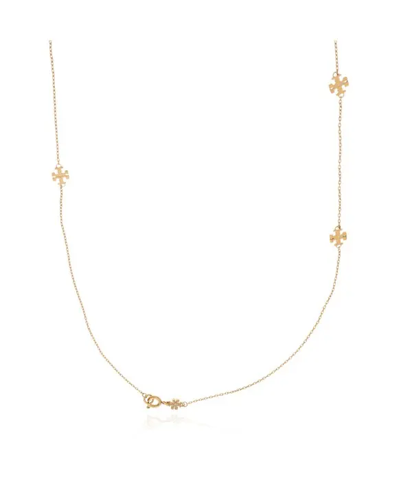 Tory Burch Signature Logo Pendant Necklace