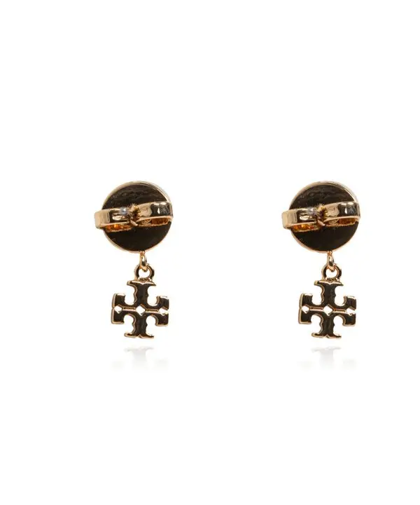 Tory Burch Pearl And Geometric Pendant Earrings