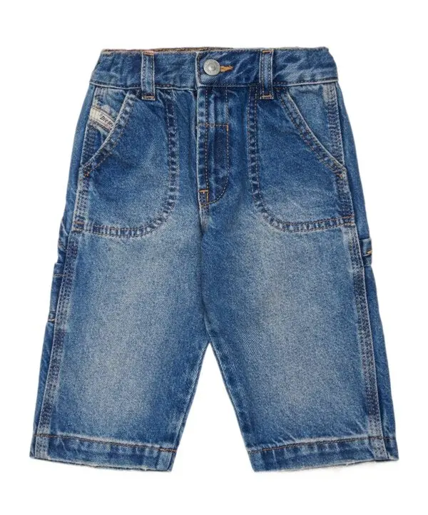 DIESEL® D-bart-b Logo Embroidered Jeans