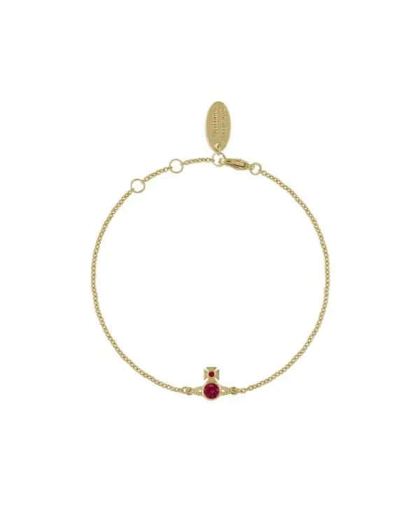 VIVIENNE WESTWOOD London Orb Crystal-embellished Bracelet - Golden