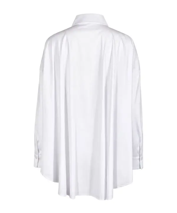 D.exterior Oversized Shirt With Crystal Embellishment