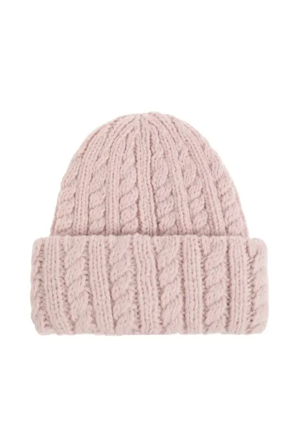 Moncler Logo Patch Knitted Beanie