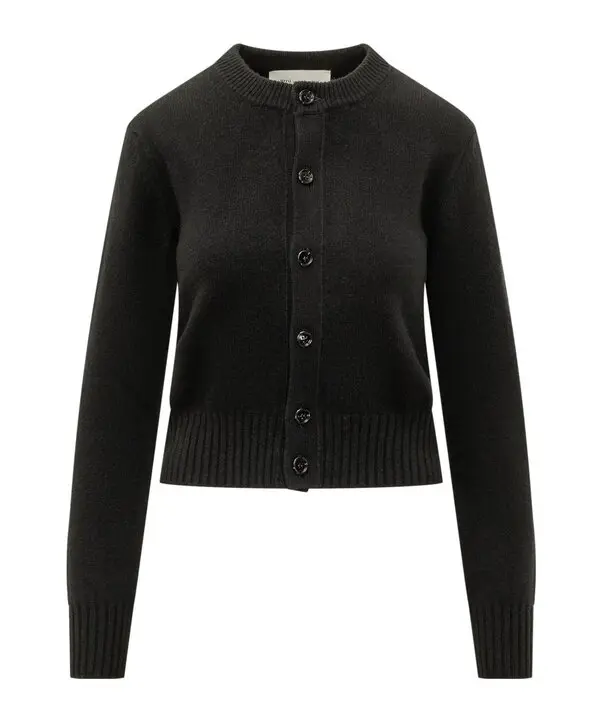 AMI Paris Knitted Buttoned Cardigan