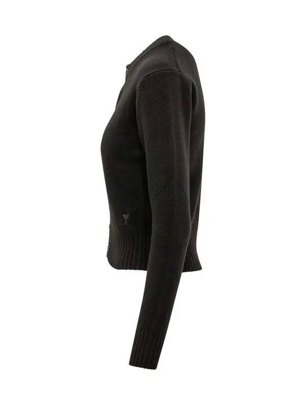 AMI Paris Knitted Buttoned Cardigan
