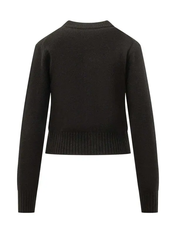 AMI Paris Knitted Buttoned Cardigan