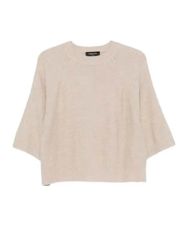 Fabiana Filippi Sequin-embellished Knit Top