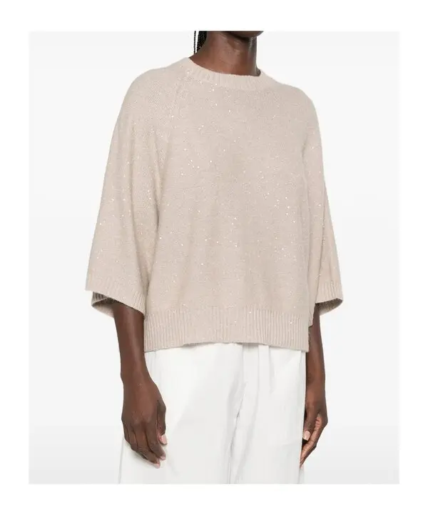 Fabiana Filippi Sequin-embellished Knit Top