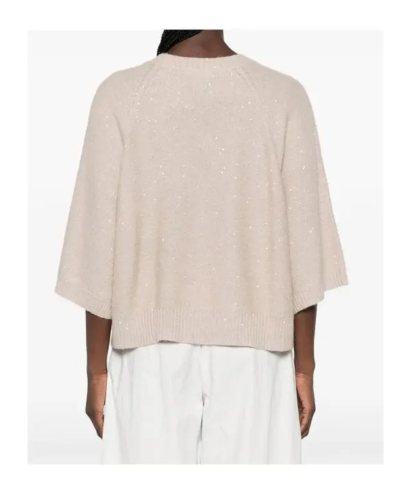 Fabiana Filippi Sequin-embellished Knit Top