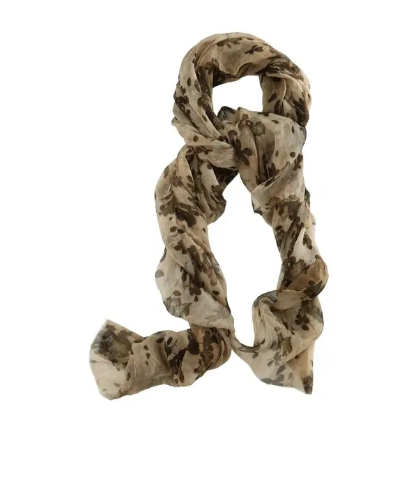 UMA WANG Polka-dot Fringed Scarf