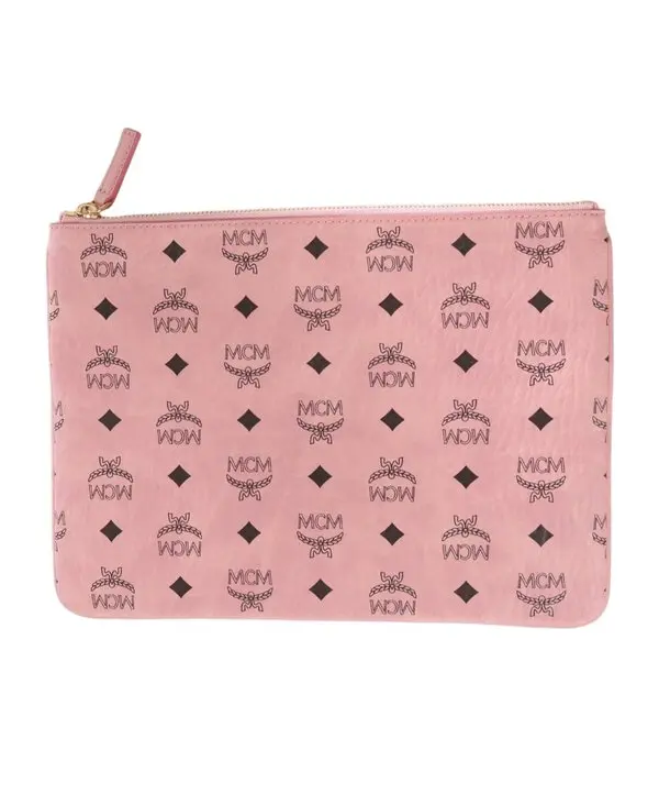 Mcm Zip-top Clutch