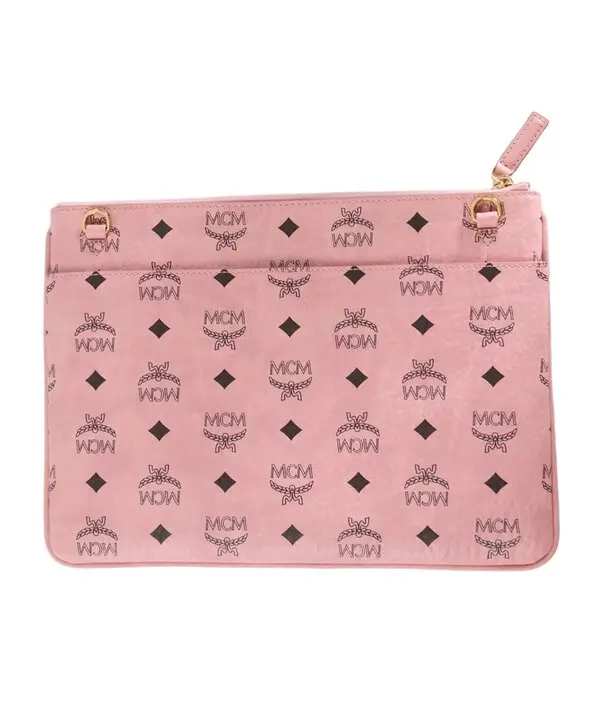 Mcm Zip-top Clutch