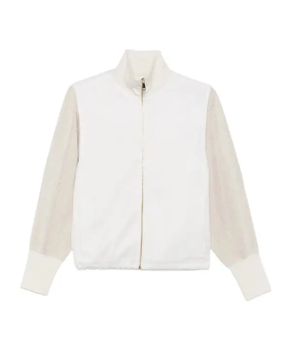 Fabiana Filippi Stand-collar Zip-up Casual Jacket