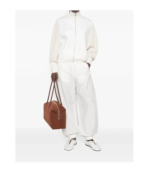 Fabiana Filippi Stand-collar Zip-up Casual Jacket