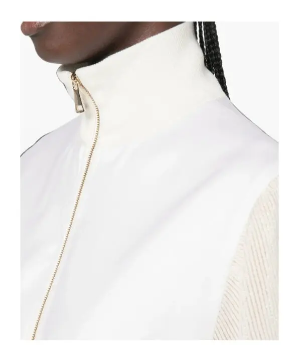 Fabiana Filippi Stand-collar Zip-up Casual Jacket