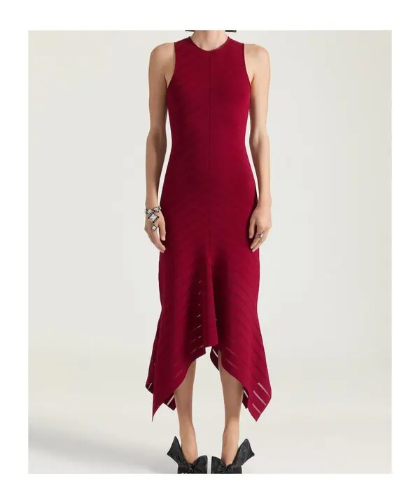 Givenchy Herringbone Knit Maxi Skirt