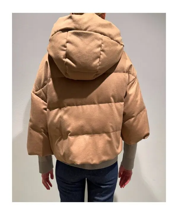 Max Mara Hooded Zip-up Padded Jacket