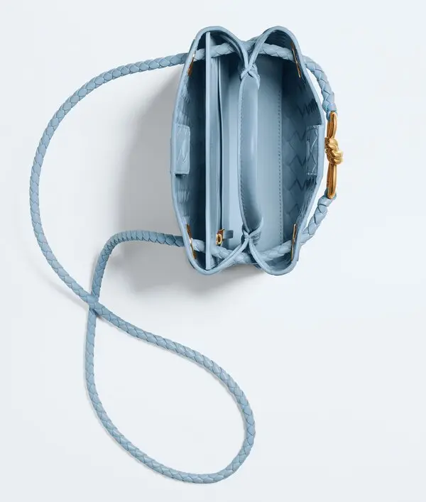 Bottega Veneta Mini Andiamo Top Handle Bag - Mineral