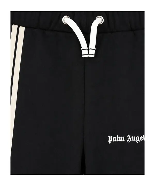 Palm Angels Logo Print Side Stripe Trousers