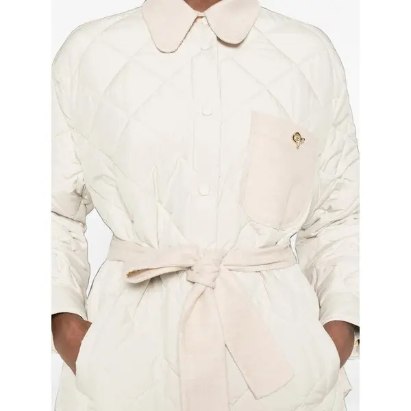 Fabiana Filippi Quilted Belted Casual Jacket