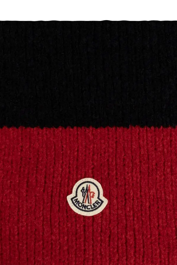Moncler Ribbed Knit Scarf