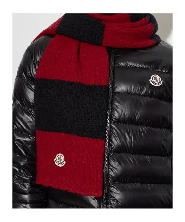 Moncler Ribbed Knit Scarf