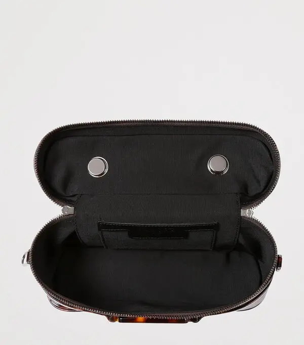 ROGER VIVIER Patent Leather Vanity Belle Vivier Top-handle Bag